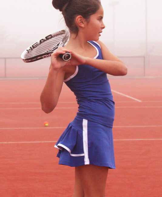 Girls Cotton Tennis Training Top | Girls Tennis Apparel Zoe Alexander
