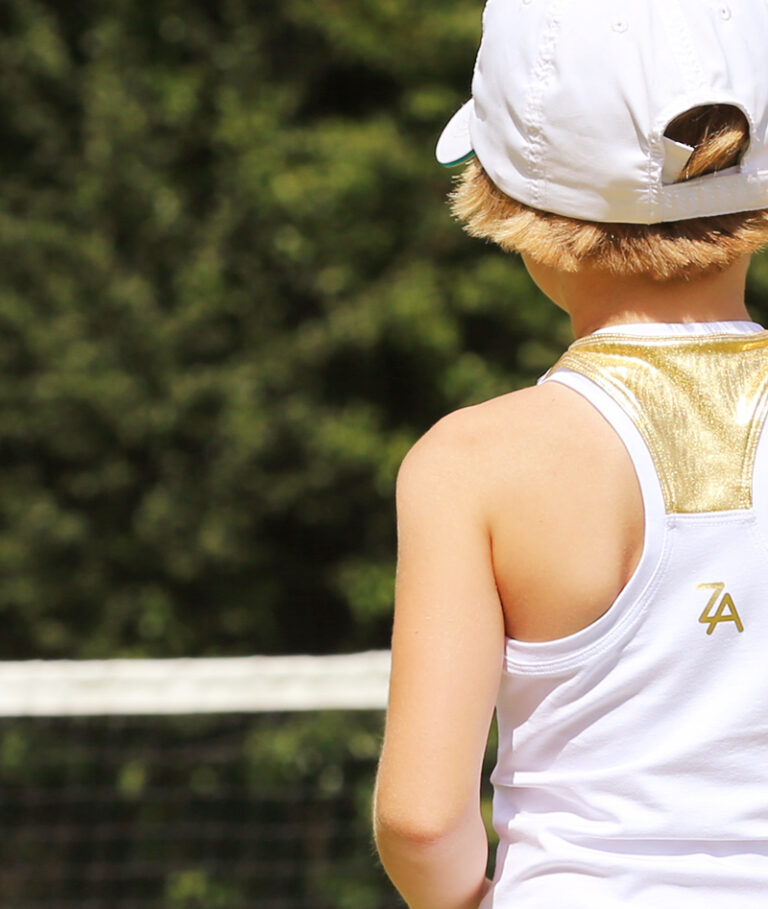 Girls Tennis Apparel – Wimbledon White Tennis Dress - Zoe Alexander