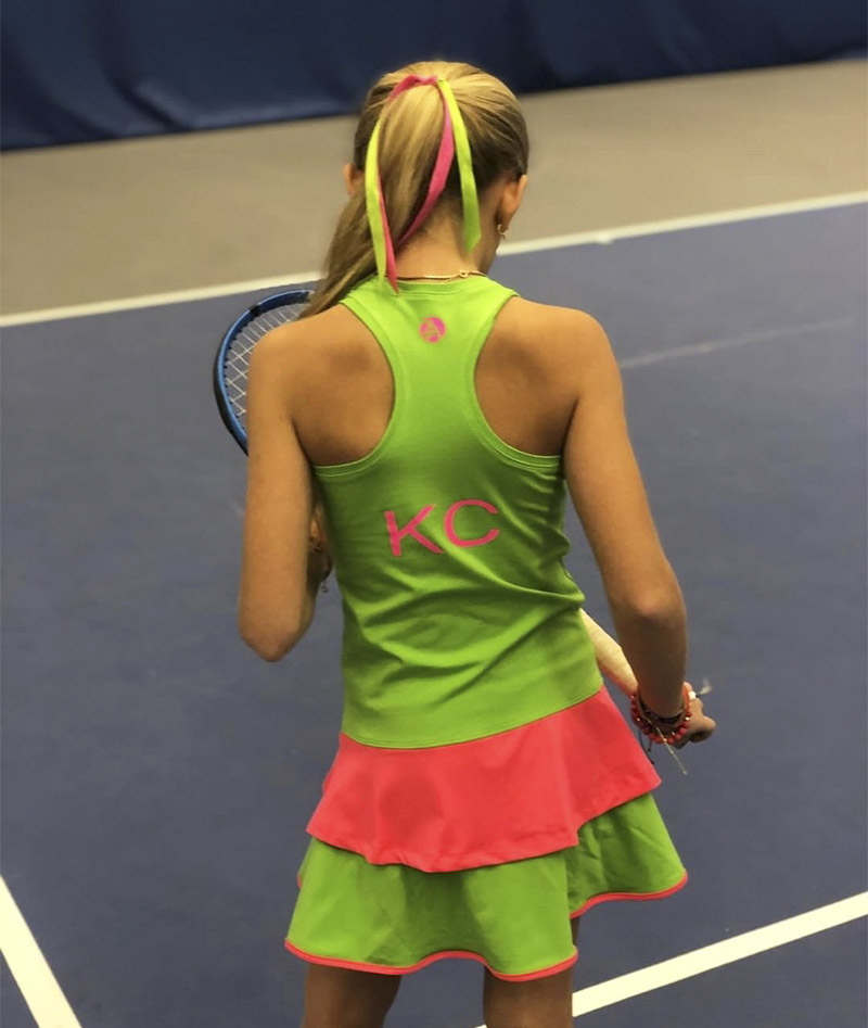 Girls Tennis Dress Racerback Kaia | Girls Tennis Apparel Zoe Alexander