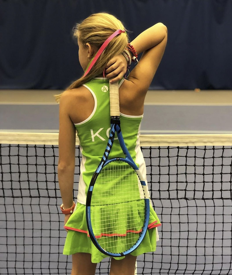 Girls Tennis Outfit Kaia | Girls Tennis Apparel by Zoe Alexander UK