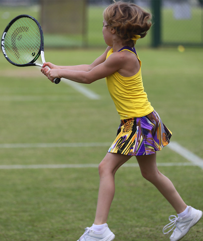 Girls Tennis Dress Viviana Racerback| Zoe Alexander