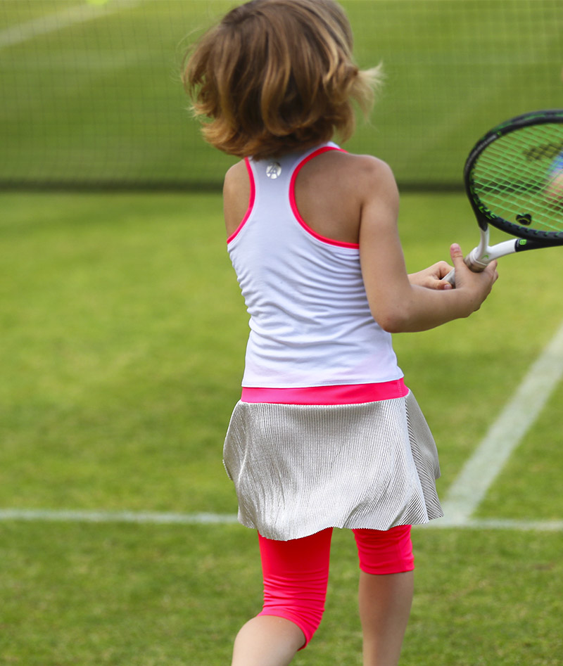 Girls Tennis Dress Bella | Junior Racerback Tennis Zoe Alexander UK