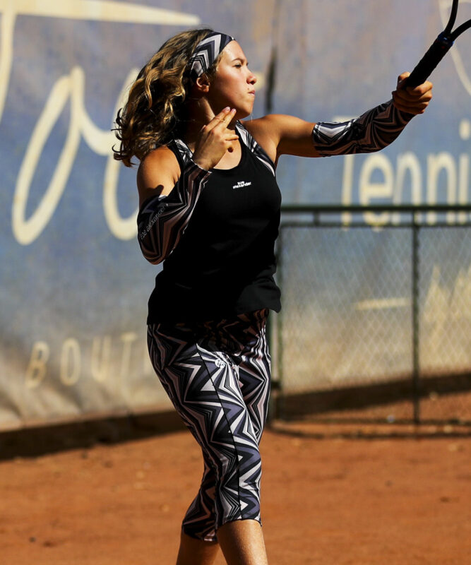 Zigzag Tennis Tank Top for Girls - Zoe Alexander